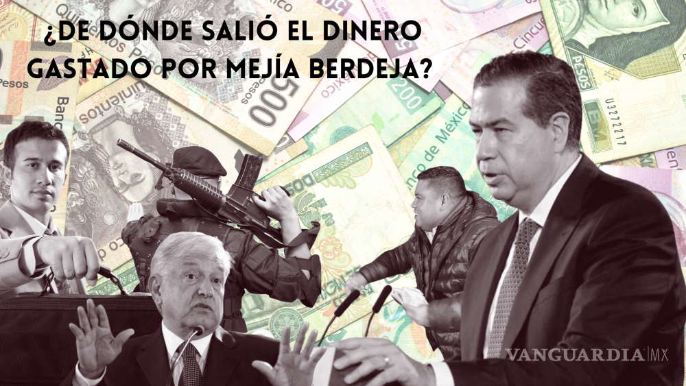 ¿De dónde salió el dinero gastado por Mejía Berdeja?