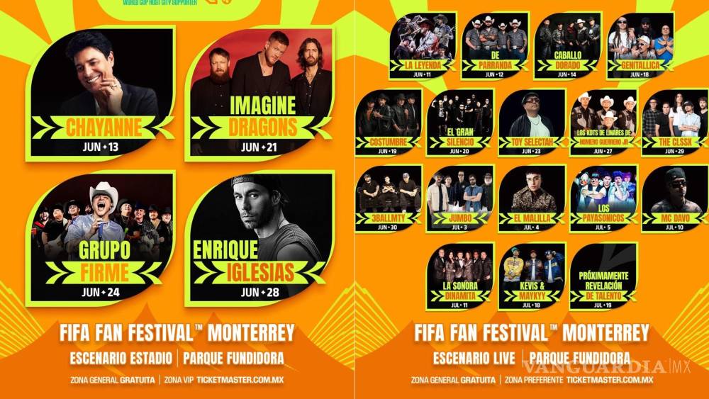 Enrique Iglesias Imagine Dragons Chayanne Y Grupo Firme Encabezan El