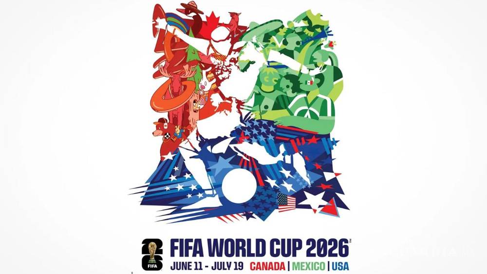 FIFA presenta el póster oficial del Mundial 2026 en México, Estados ...