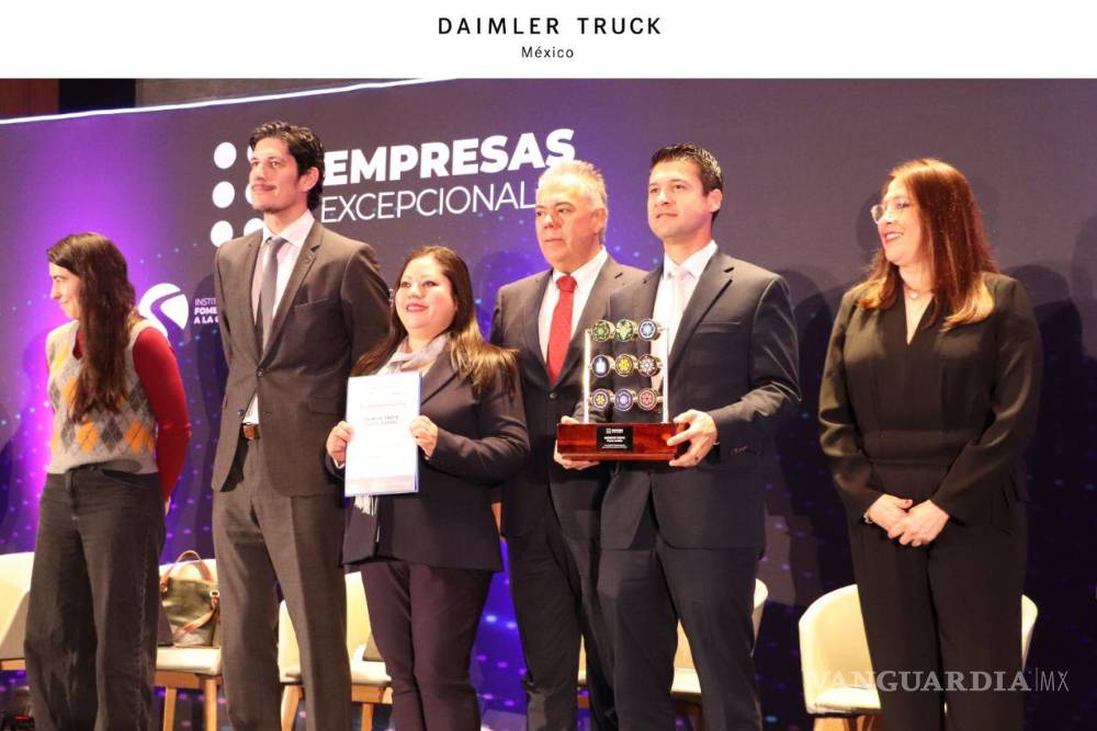 Entregan reconocimiento como Práctica Excepcional a Daimler Truck ...