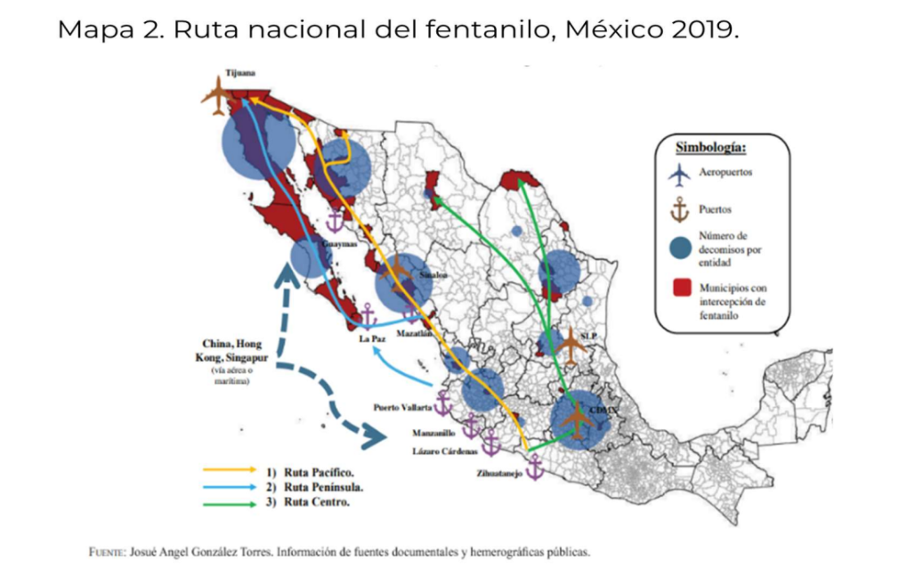 Coahuila sí está en la ruta de trasiego del fentanilo: Salud Federal