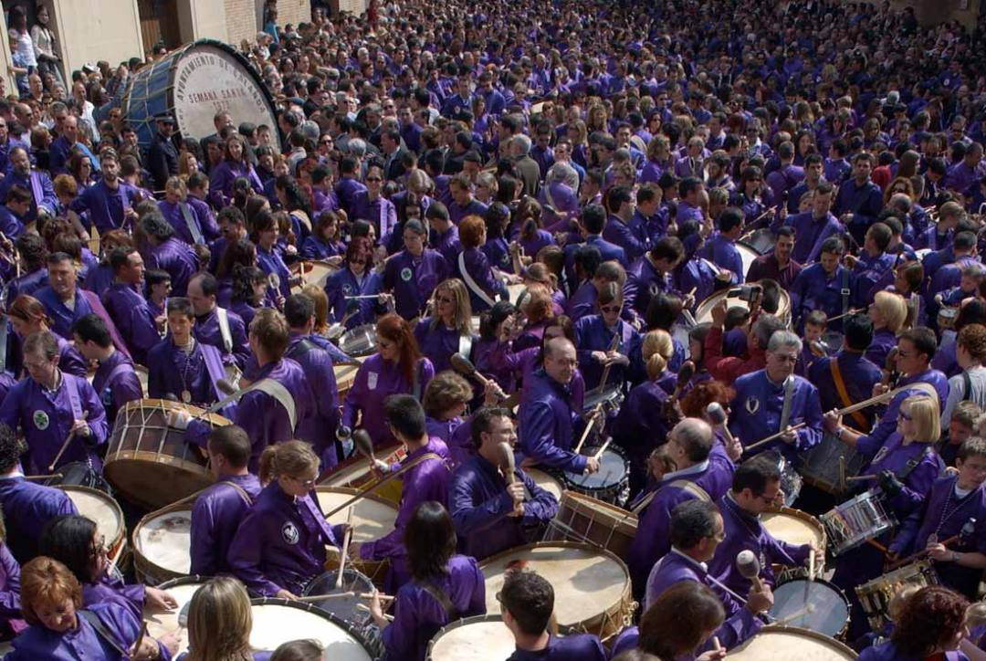 Lista Calanda para rugido de cientos de tambores en Semana Santa