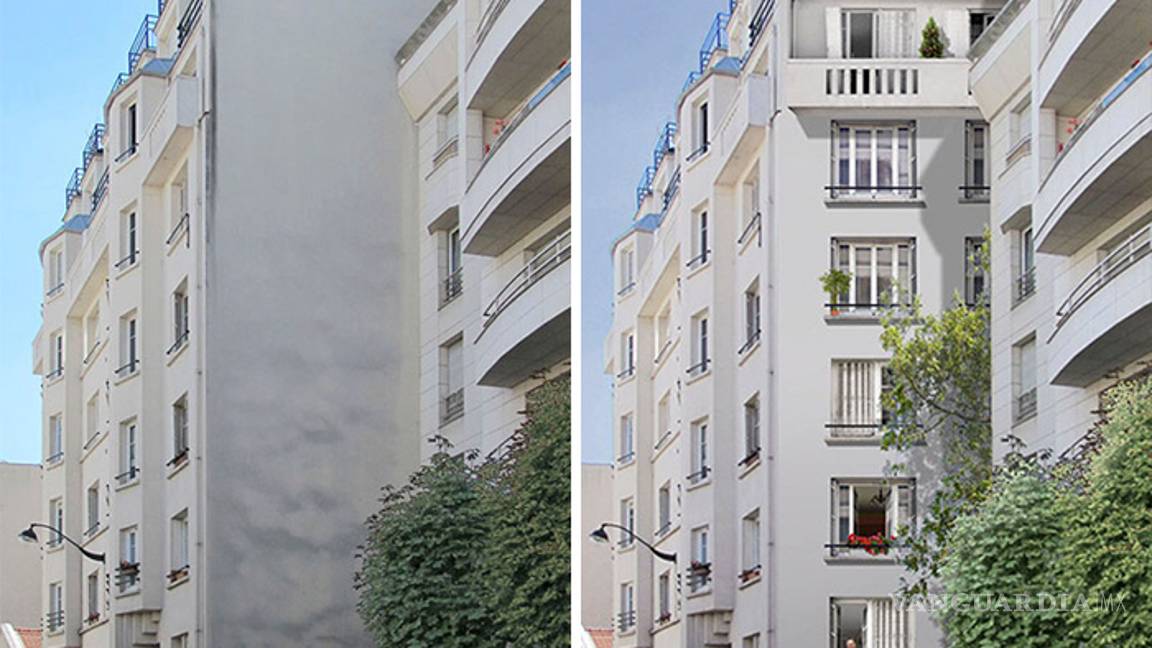 Artista francés convierte muros en fantasía