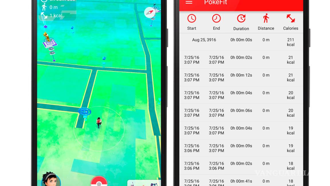 PokeFit, para medir las calorías que gastas atrapando pokémons