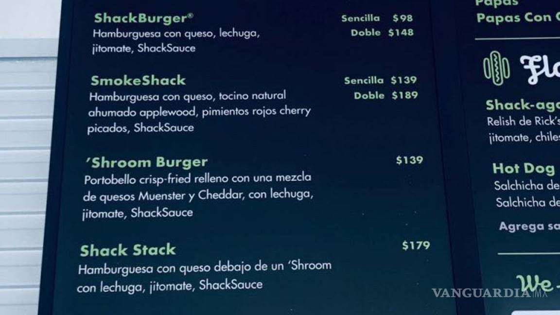 El costoso menú de las hamburguesas 'Shake Shack', ¿pagarías 229 por ...