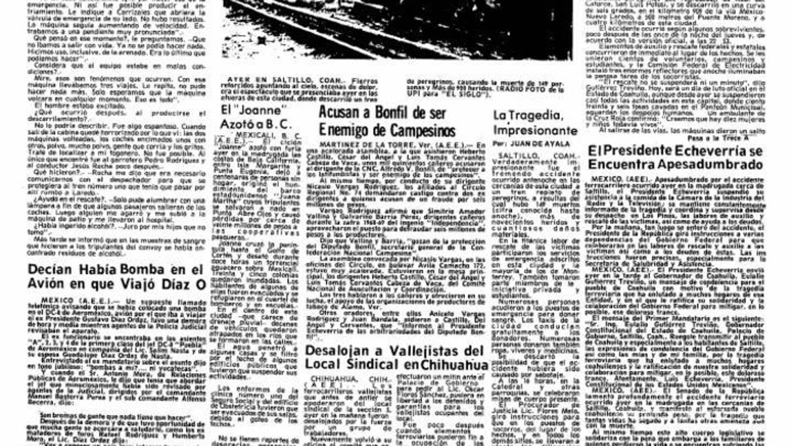 el Trenazo de Puente Moreno, a 50 años de los hechos – Dimension ...