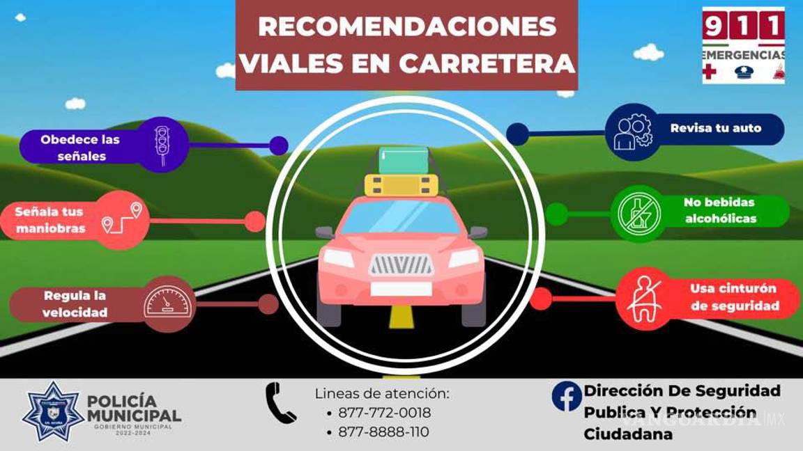 ¡Viaja seguro! Emite Seguridad Pública de Acuña recomendaciones para ...