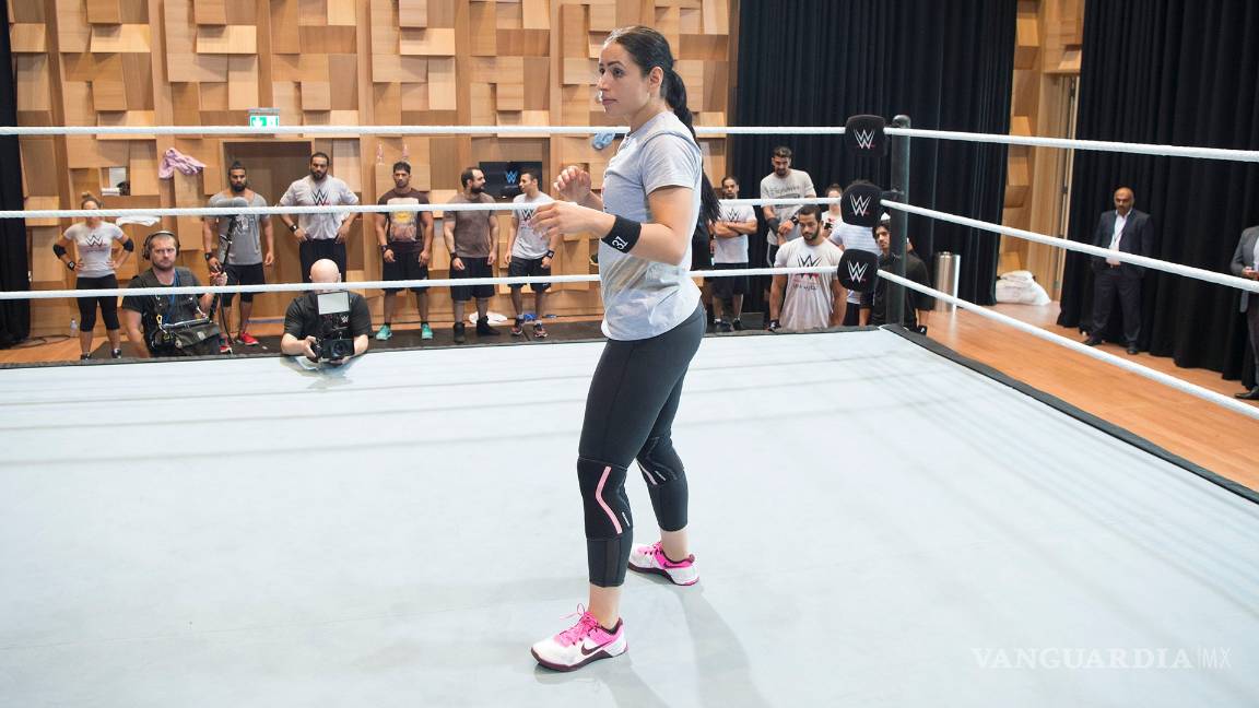 Ella es Shadia Bseiso, la primera luchadora árabe en ser firmada por la WWE