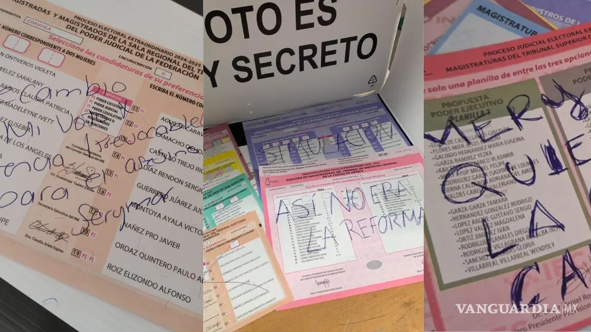 Más de medio millón de votos nulos en elección judicial en Coahuila