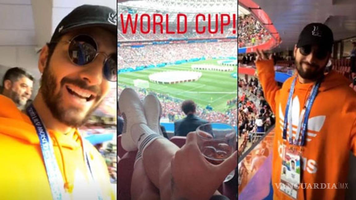 Así vivió Maluma el arranque del Mundial