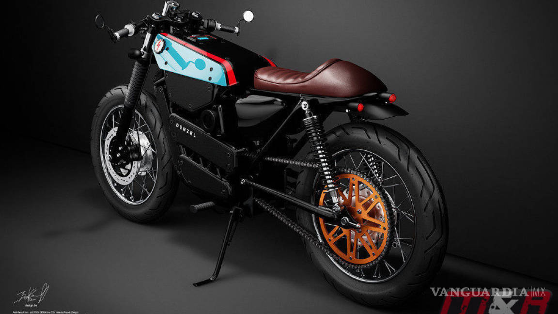 Conoce la moto eléctrica Denzel Café Racer
