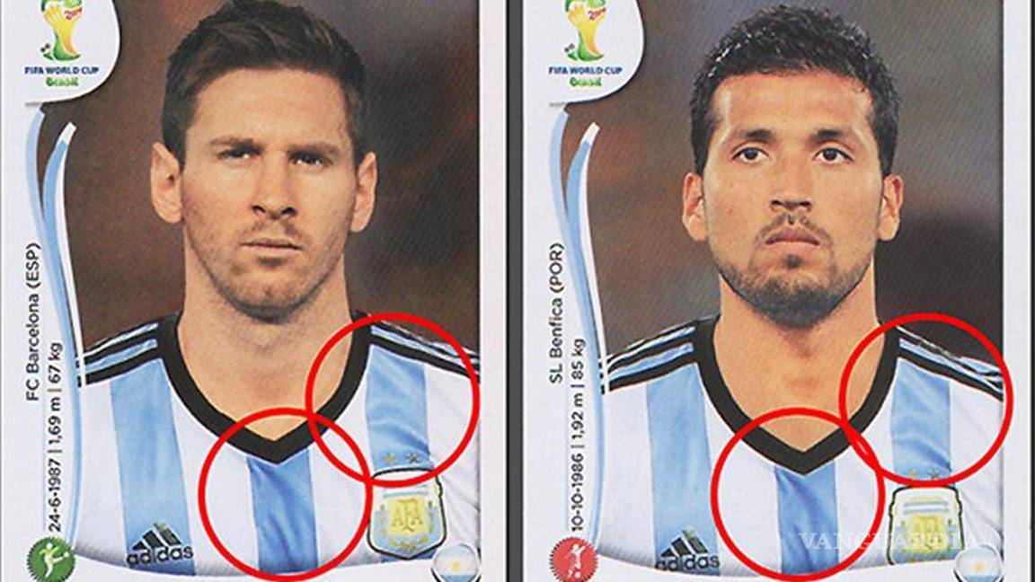 Polémica por estampas de Messi y Cristiano Ronaldo del álbum Panini