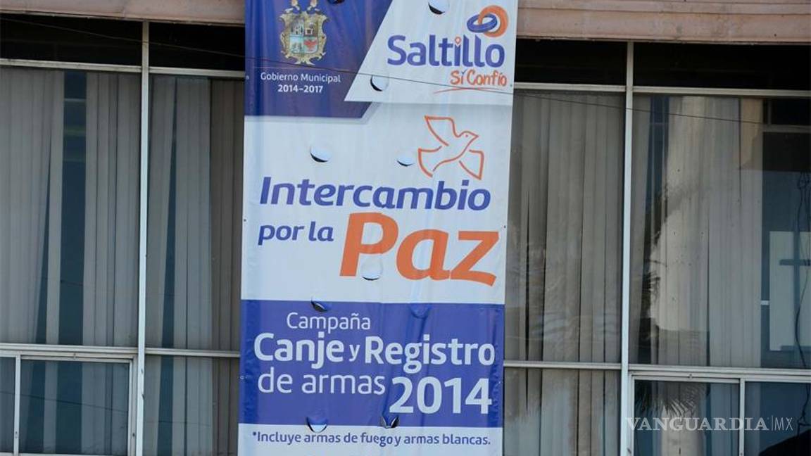 Se pone azul el programa Intercambio por la Paz en Saltillo