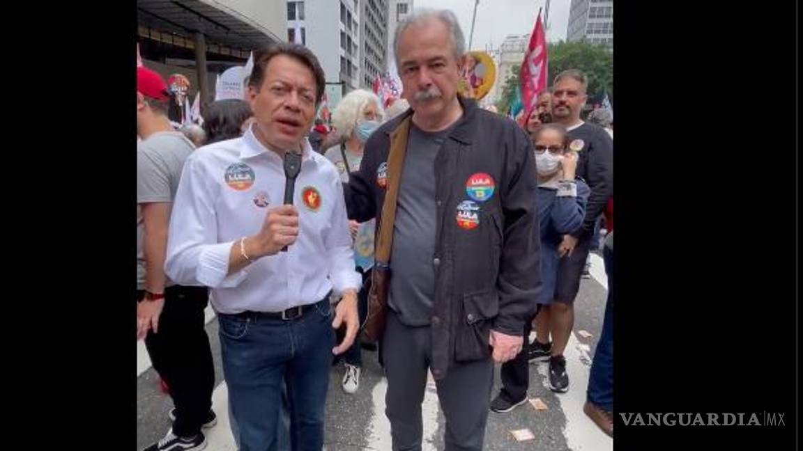 Mario Delgado presume viaje a Brasil para apoyar a Lula da Silva