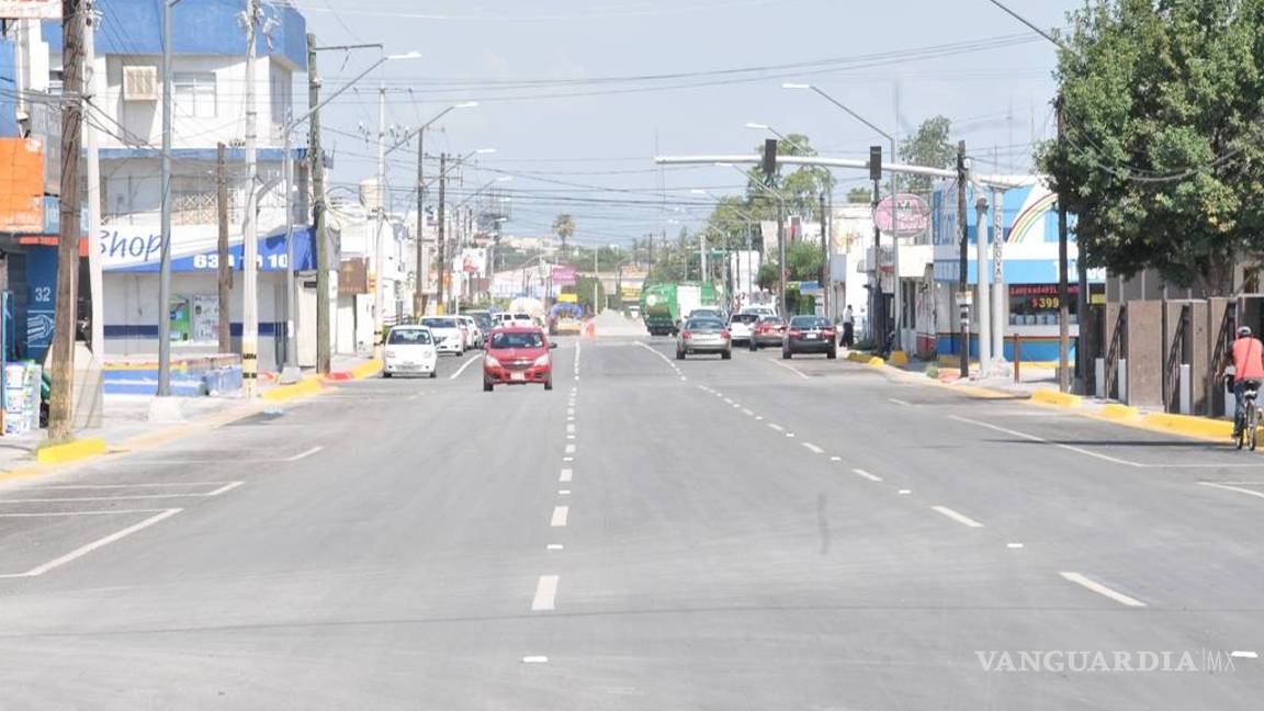 Avanza 50% rehabilitación del bulevar Juárez en Monclova