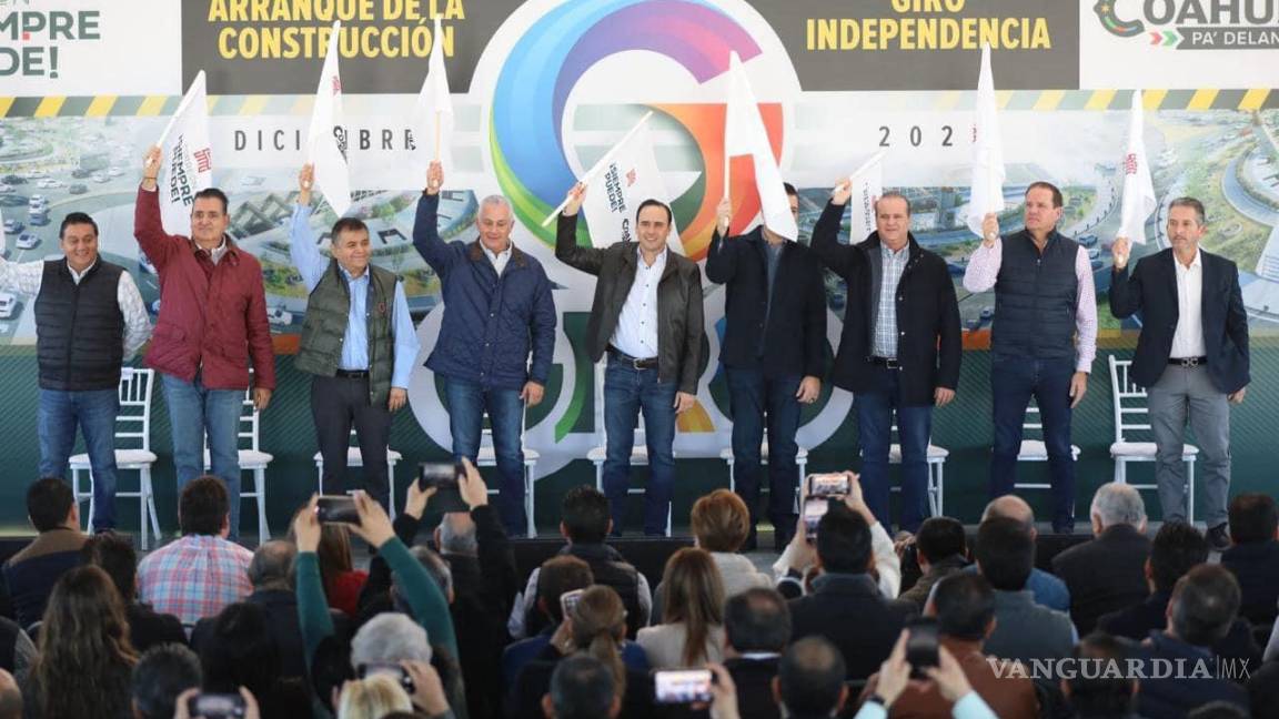 Dan Gobernador de Coahuila y Alcalde de Torreón, banderazo a la construcción del Giro Independencia