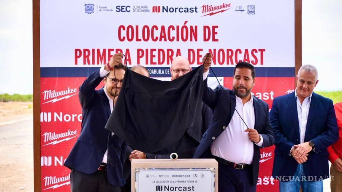 Colocan la primera piedra para la construcción de la empresa Norcast en ...