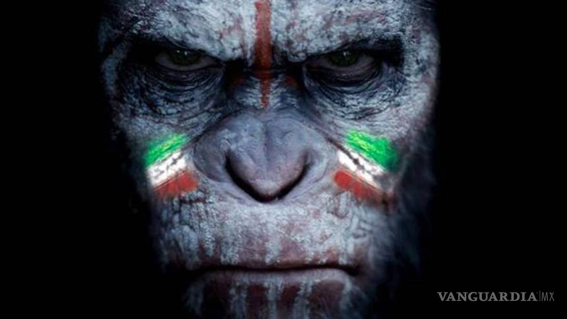 Cartel de 'El Planeta de los Simios' apoyando al Tri desata polémica