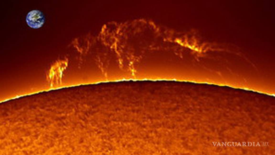 Astrónomos registran violenta erupción solar