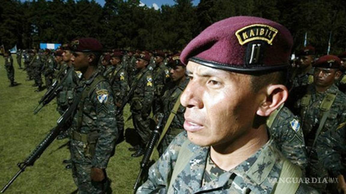 Guatemala atacará a carteles mexicanos con kaibiles