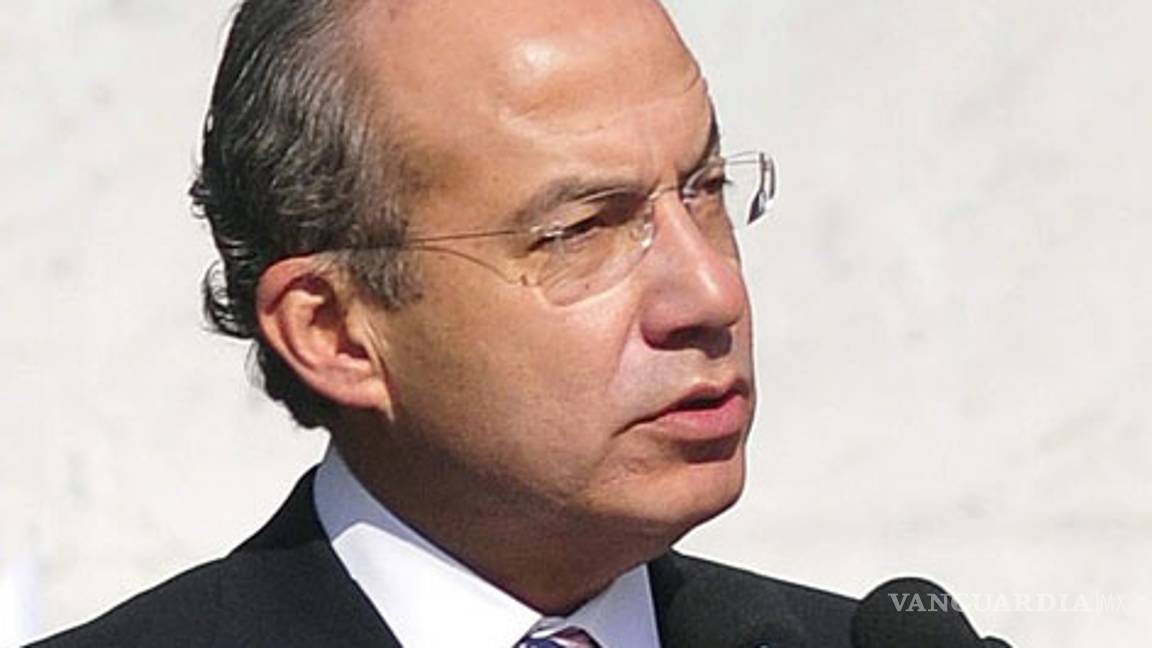 Narcotráfico acecha en las elecciones: Calderón