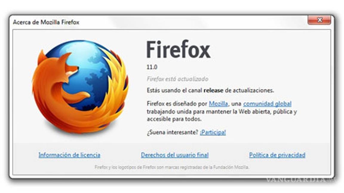 Firefox presenta la versión 11 de su navegador