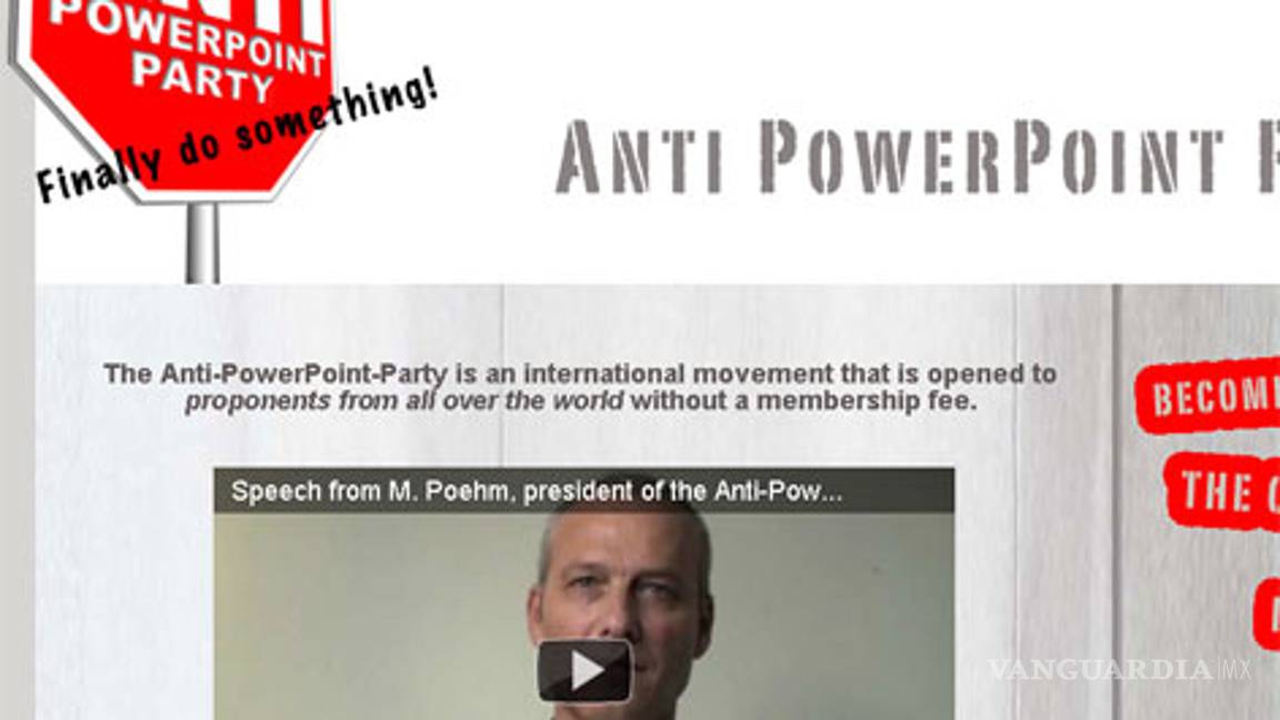 Nace en Suiza el partido Anti-PowerPoint