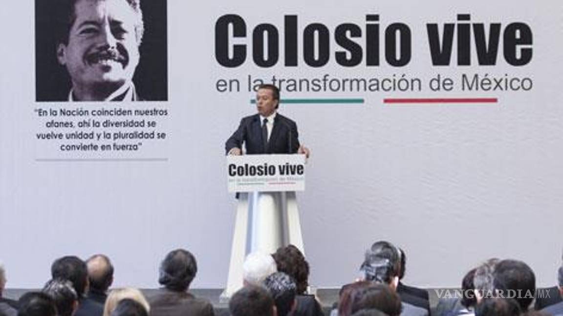 Recuerda tricolor a Colosio en aniversario luctuoso
