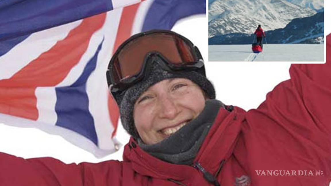 Felicity Aston, la primera mujer en cruzar sola la Antártida