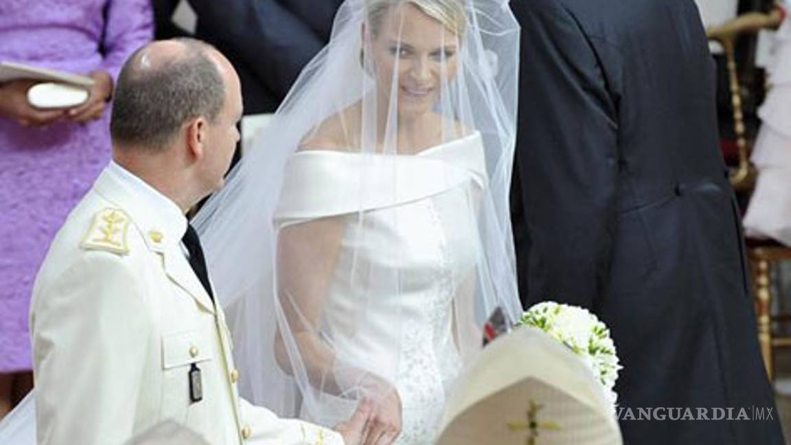 Alberto y Charlene se dan el sí en boda religiosa