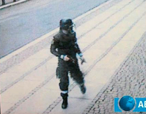 Revelan imágenes de Breivik antes de los atentados