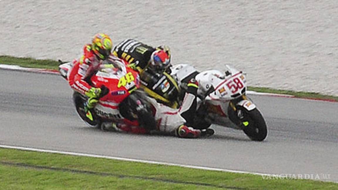 El último mensaje de Simoncelli antes de morir (video)