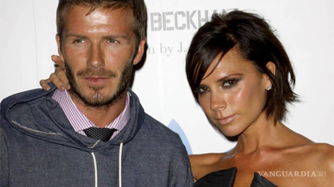 David y Victoria, el primer beso de los Beckham