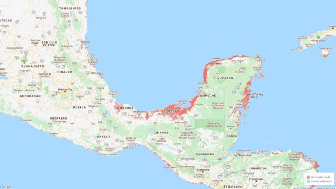 Alerta por aumento del nivel del mar; en 80 años estos estados de ...