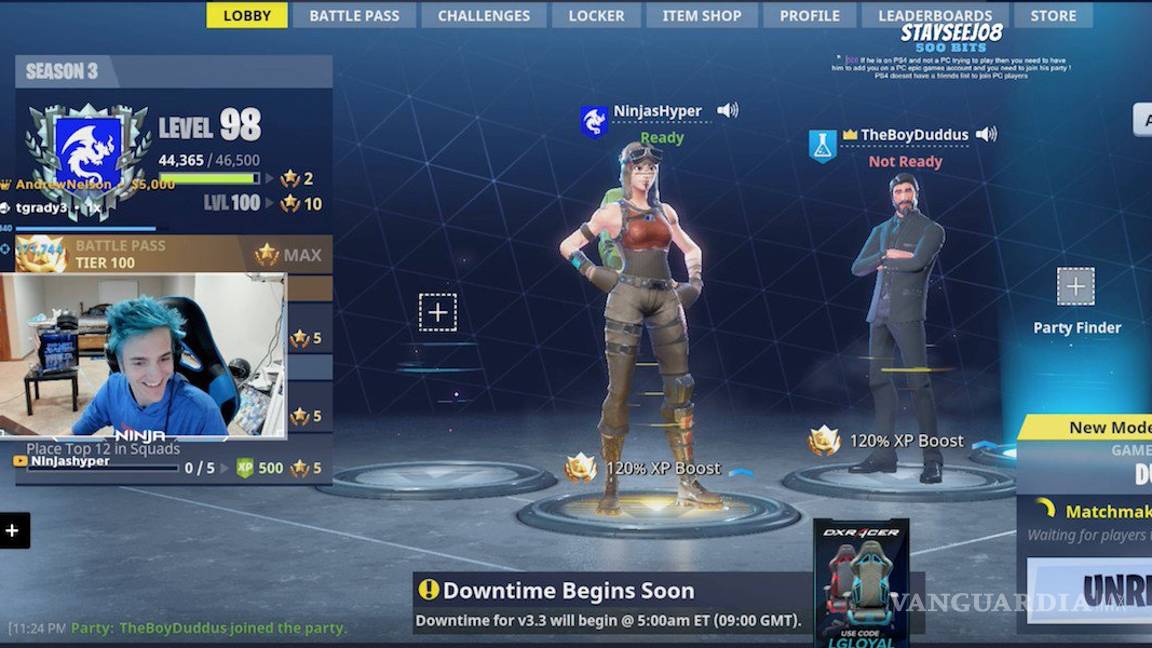 Drake rompe récord jugando Fortnite