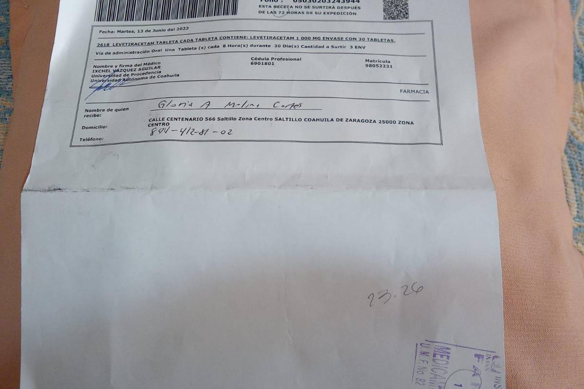 También en la Clínica 82 del IMSS en Saltillo hay escasez de medicamentos