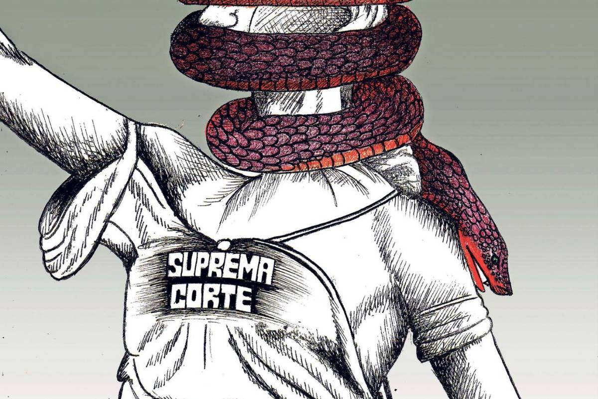 Suprema Cortes: Ciega, muda y ahorcada