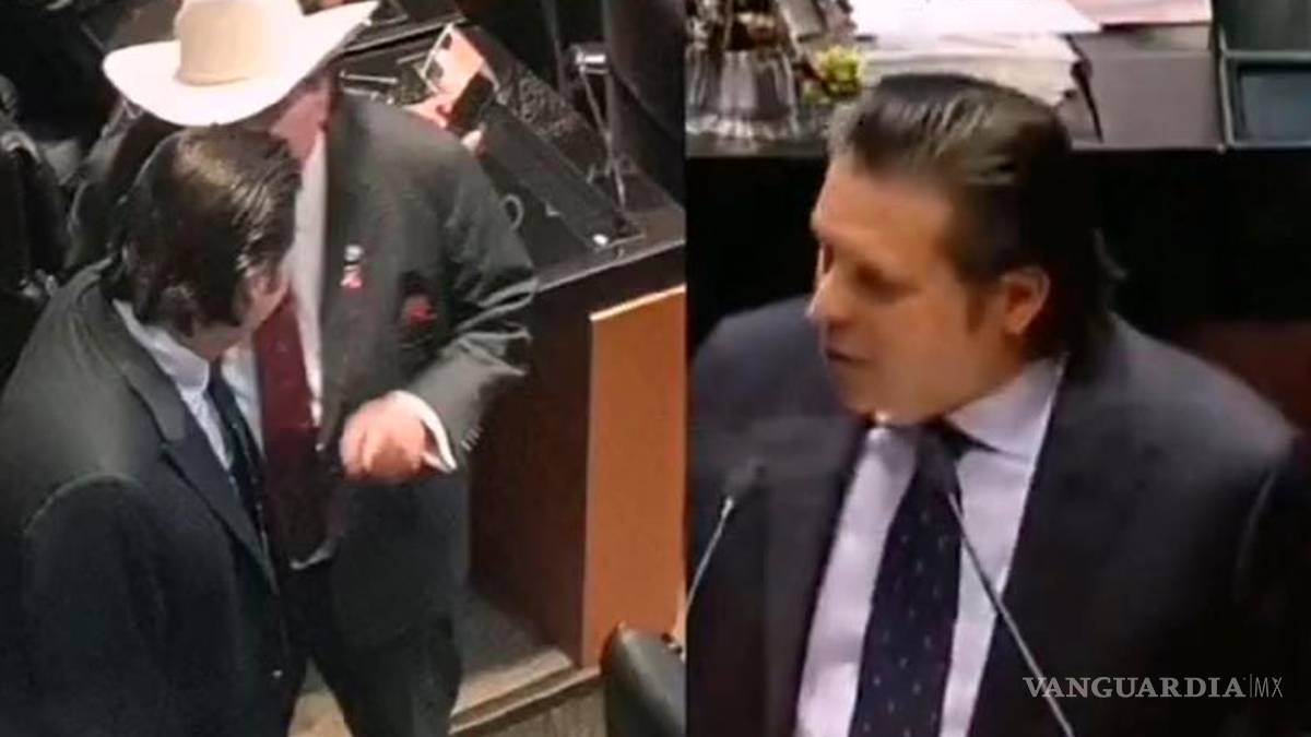 Chocan senador del PRI y Mejía Berdeja