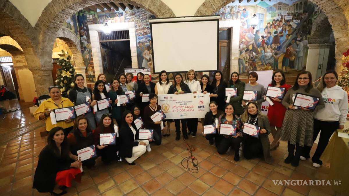 Capacitan a 35 emprendedoras de Coahuila en programa de Embajada de EU