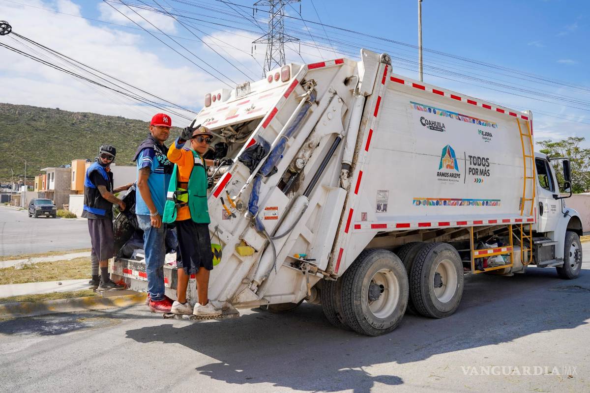 Refuerza Gobierno de Ramos Arizpe labores de limpieza en colonias y espacios públicos