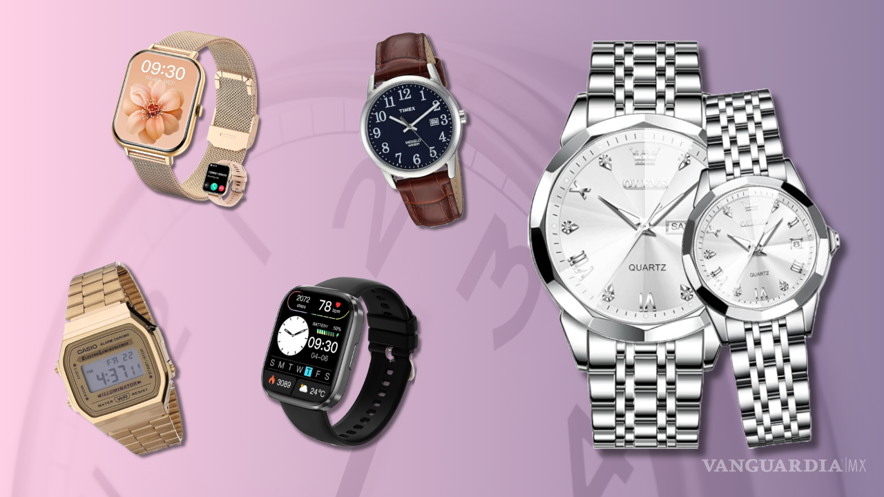 ¿Siempre se te hace tarde? Estos relojes de Amazon te salvarán el día