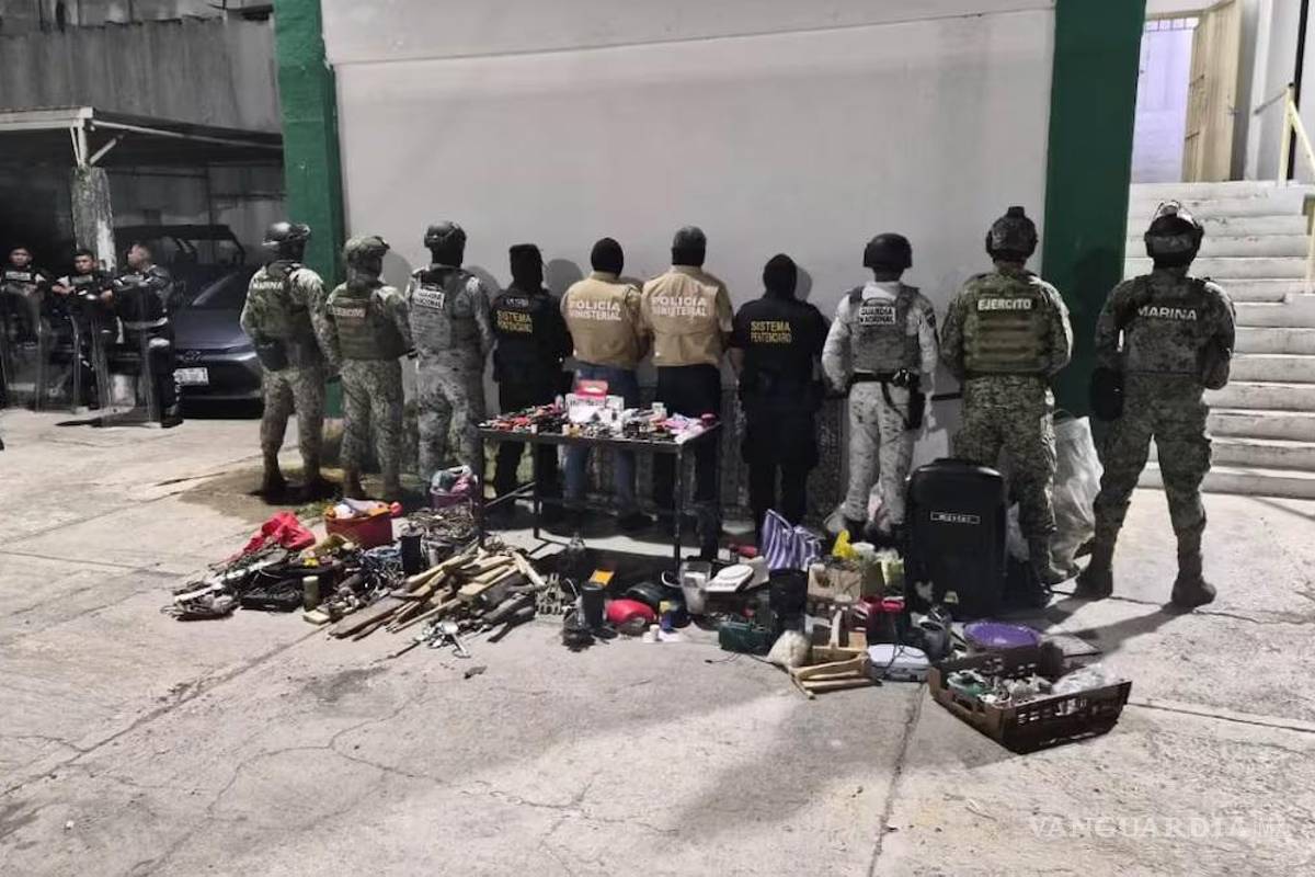 Operativo sorpresa en Cereso de Campeche: decomisan armas y droga