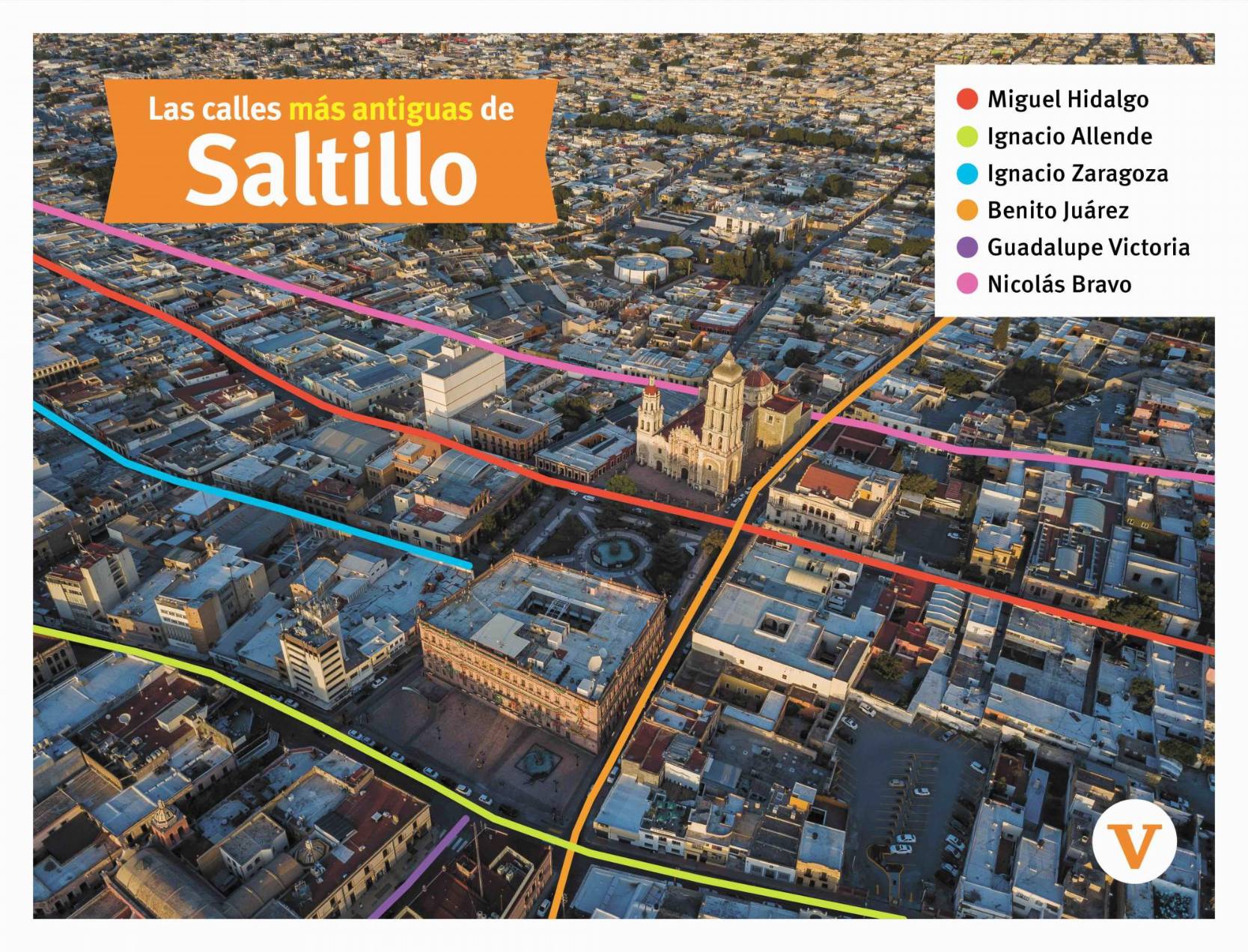 Las calles más antiguas de Saltillo