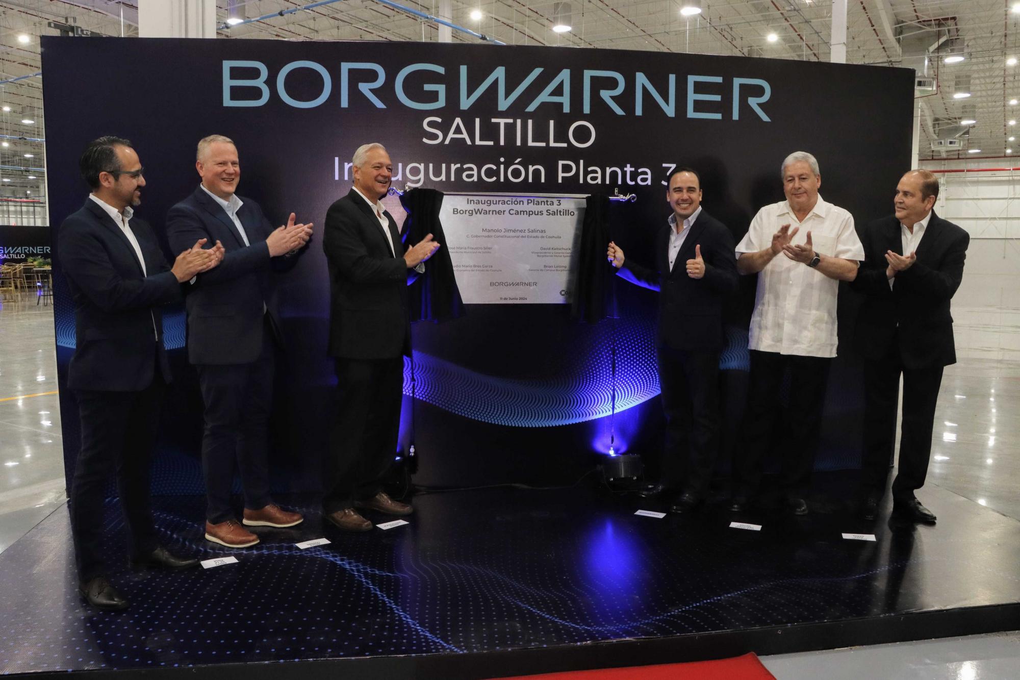 Crece BorgWarner en Saltillo: inaugura su planta 3 y lo califica como ...