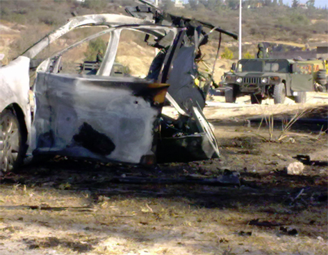 Usaron explosivo Tovex y dispositivo electrónico en el carro bomba de Tula