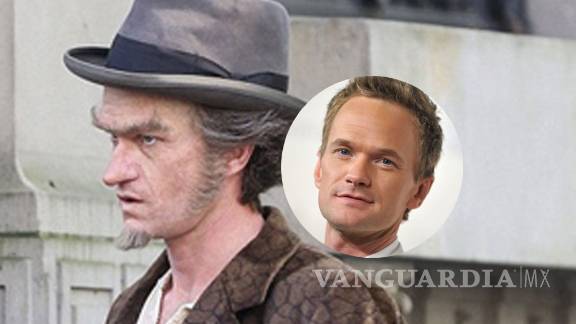 Neil Patrick Harris luce irreconocible como el Conde Olaf