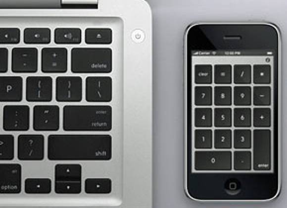 Convierte tu iPhone en un pad numérico