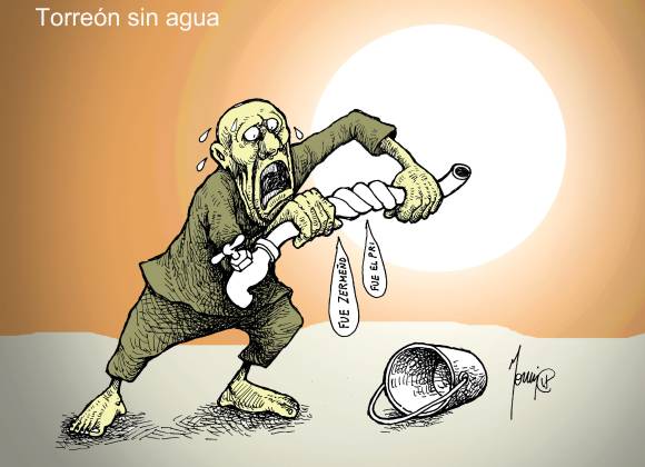 Torreón sin agua