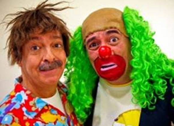 Para Brozo y Ponchito ya inició la fiesta olímpica