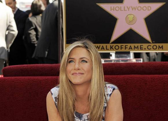 Aniston ya tiene su estrella en Hollywood